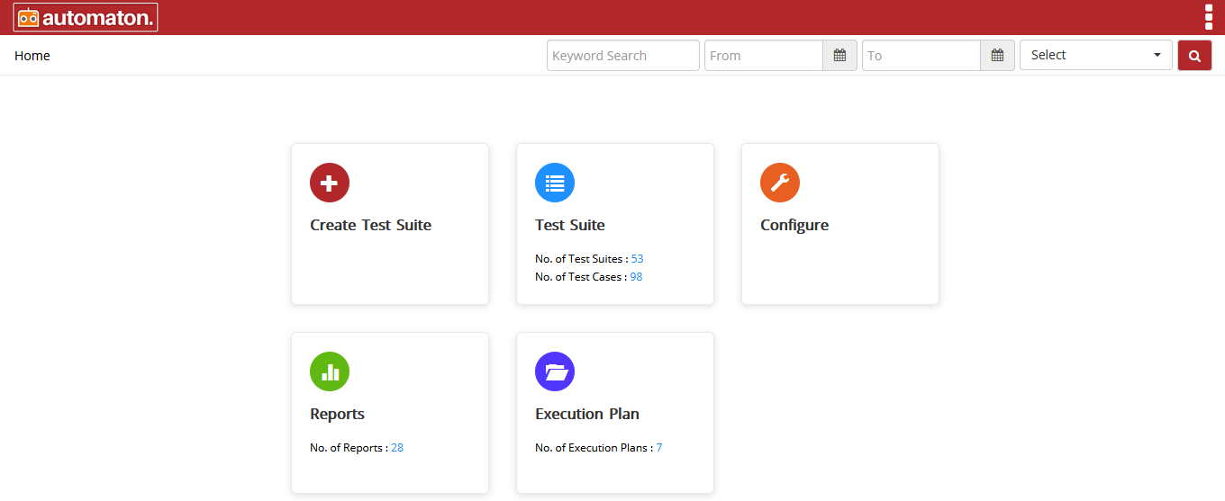 Features And Creating First Test Suite Automaton — Automaton Documentation 210 Documentation