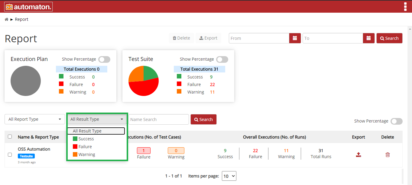 Features And Creating First Test Suite Automaton — Automaton Documentation 210 Documentation